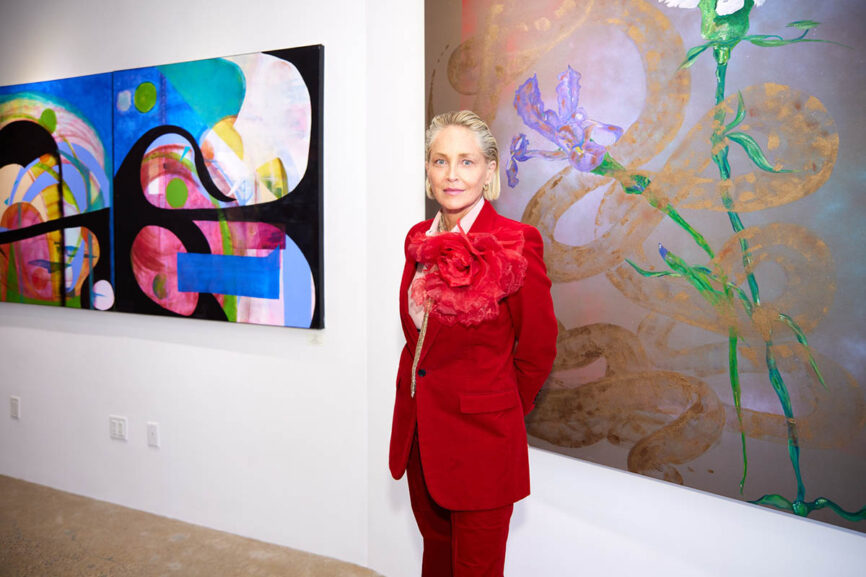 Les Nouveaux Riches Magazine – ⁣Sharon Stone's exhibition